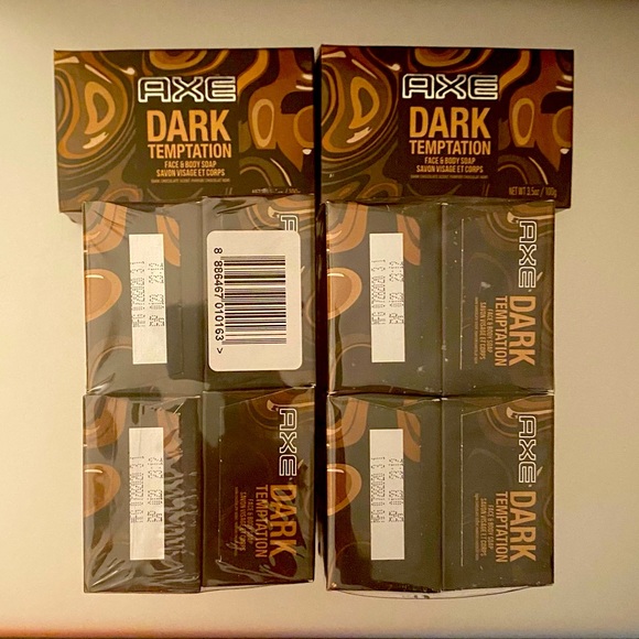 Axe | Other | Axe Dark Temptation Face Body Soap New Sealed Bars | Poshmark